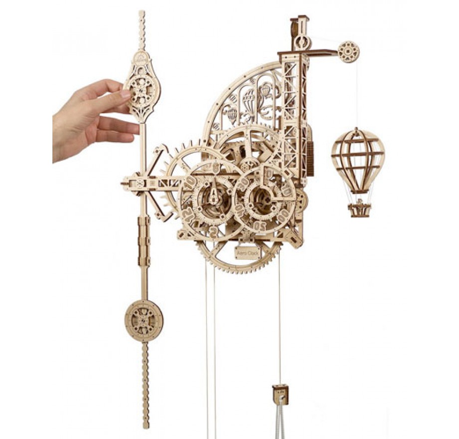 Ugears Aero Wall Clock with Pendulum