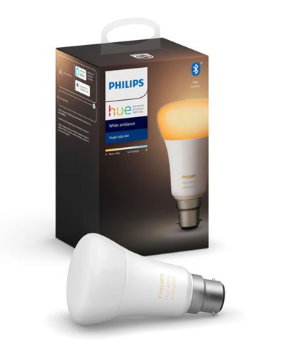 PHILIPS HUE WHITE AMB 8.5W A60 B22 BULB - Smart Light